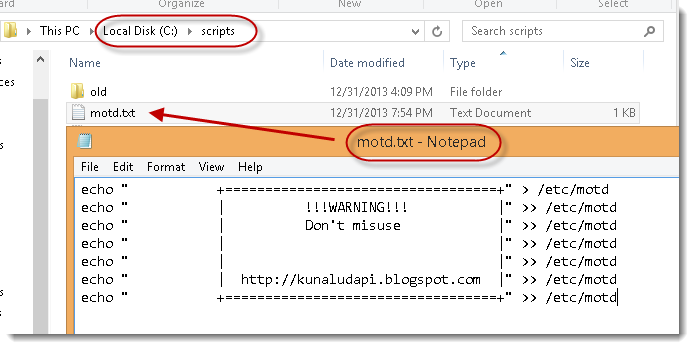 vGeek: Change ssh banner / motd message file on all esxi servers using ...