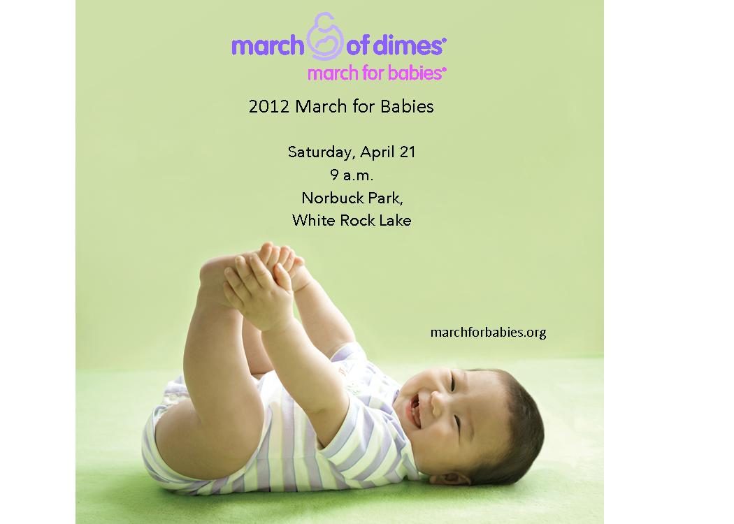 March of Dimes - March for Babies: 2012 March for Babies is Here!