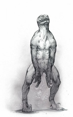 Half Human Half Dinosaur