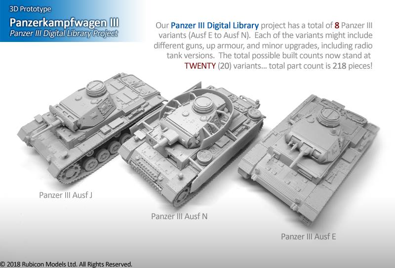 Wargame News and Terrain: Rubicon Models: New German Panzer III Models ...