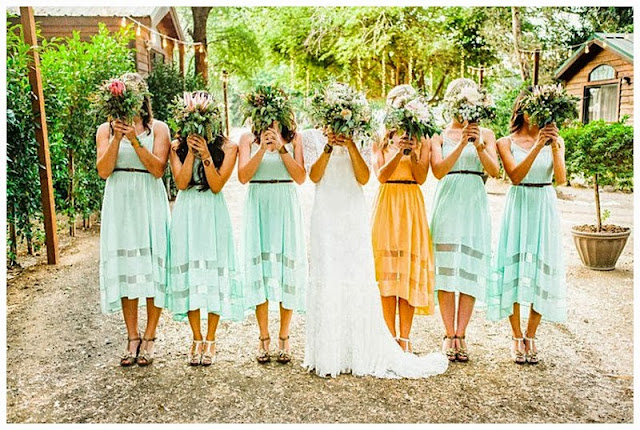 Wedding Trends of 2013 - Two-Tone & Ombre Bridesmaids