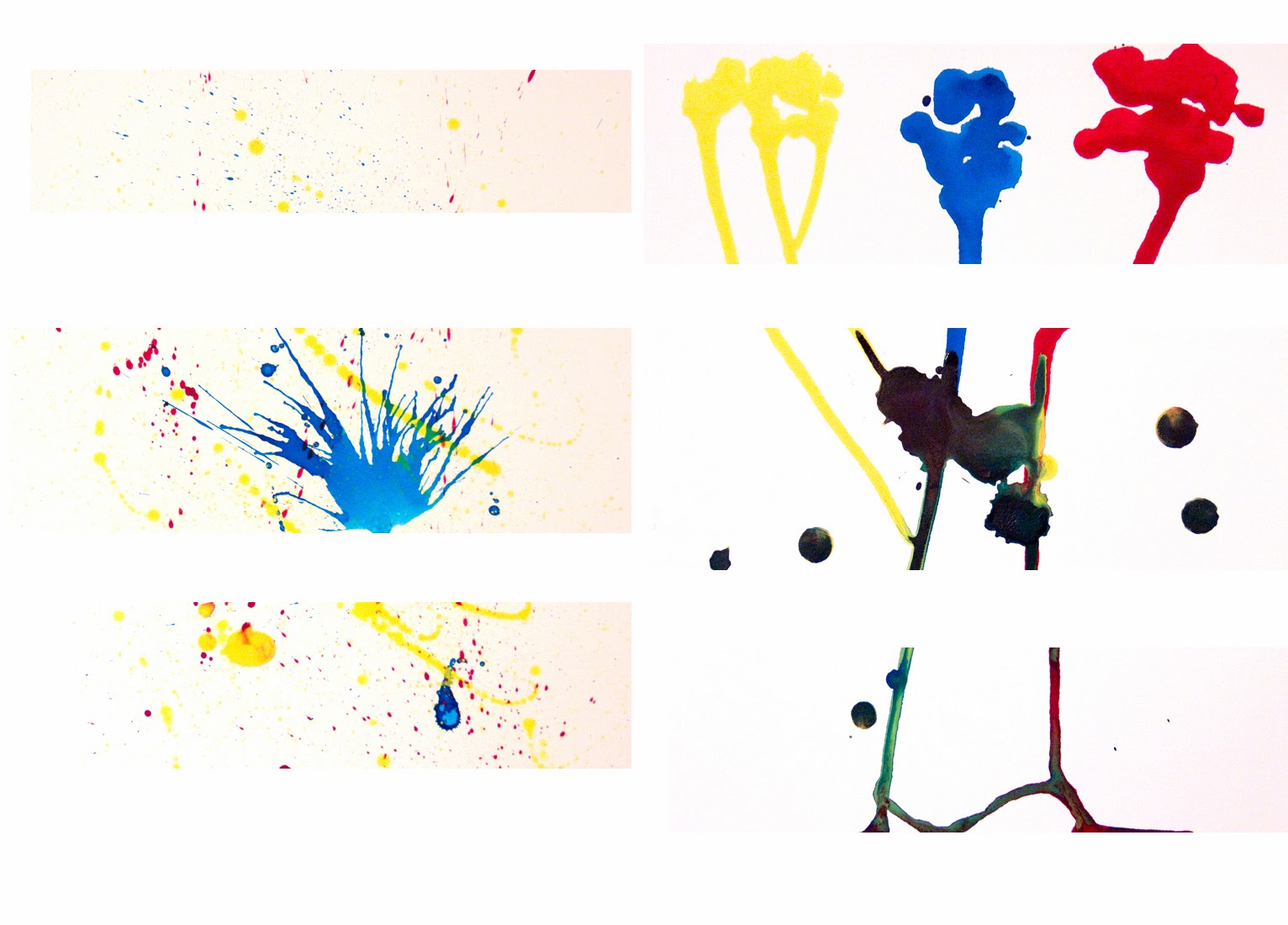 Principios básicos de la Pintura - Teresa Merino: Salpicado y Chorreado ...