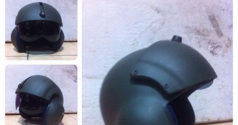 Helm Retro - Helm Retro Pilot - Helm Retro Bogo: HELM PILOT UNIK