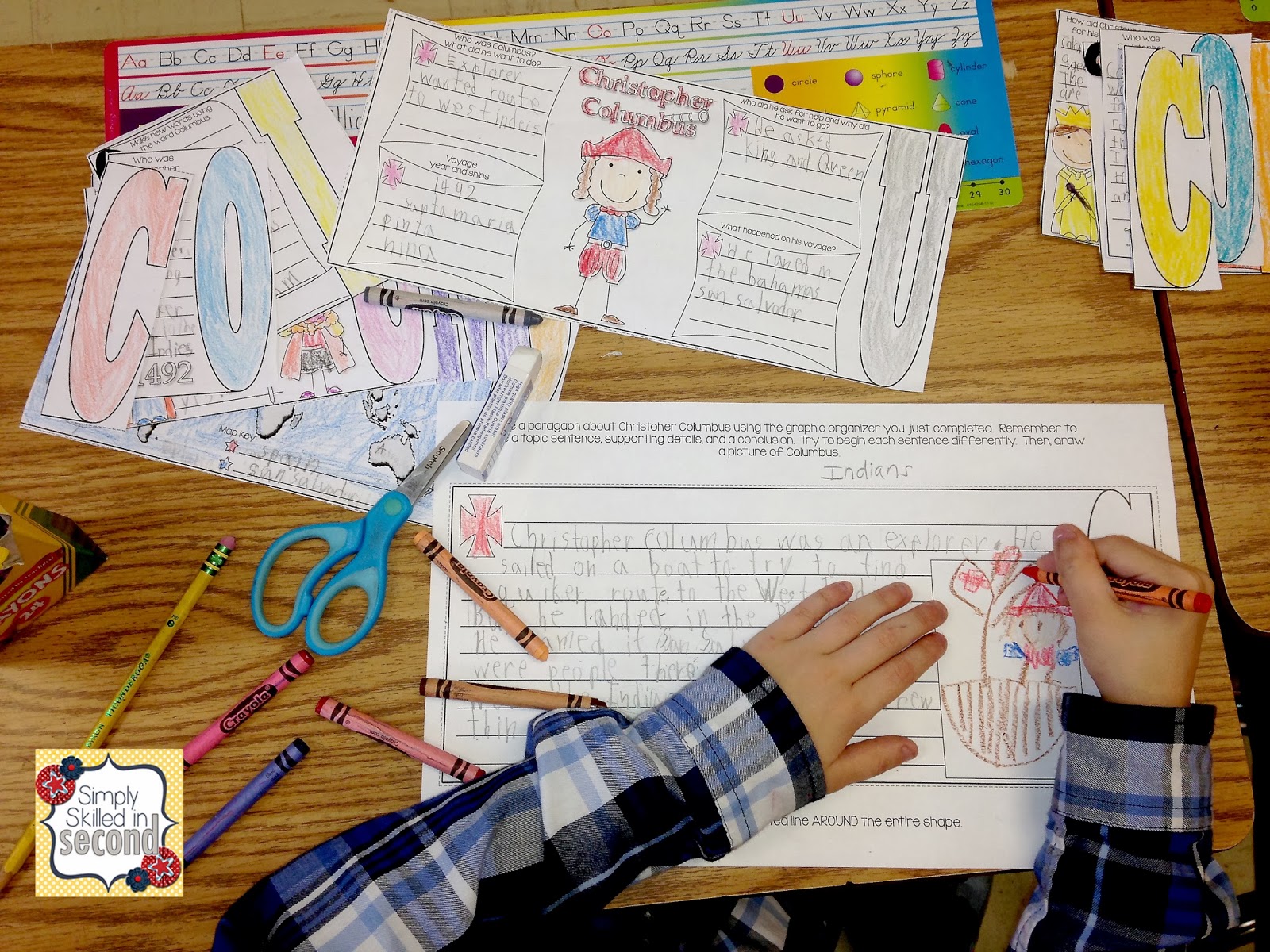 Simply Skilled in Second: AHOY! Columbus Day Activities!!