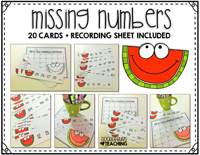 Doodle Bugs Teaching {first grade rocks!}: Wacky Watermelon Math ...