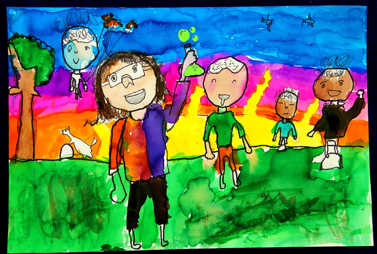 smART Class: Watercolor Family Paintings