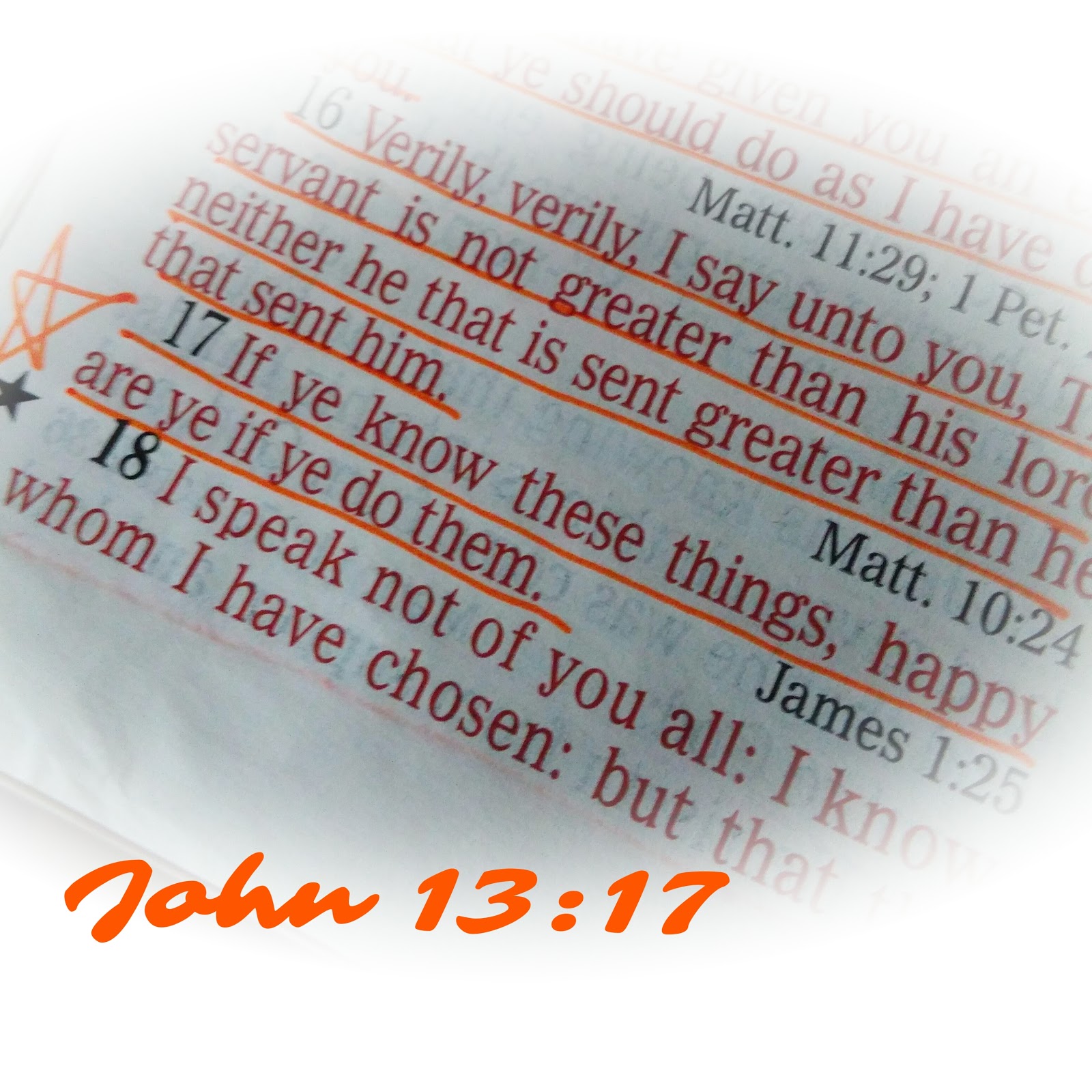 It's Pretty Crazy in Here!: Scripture Sunday: John 13:17