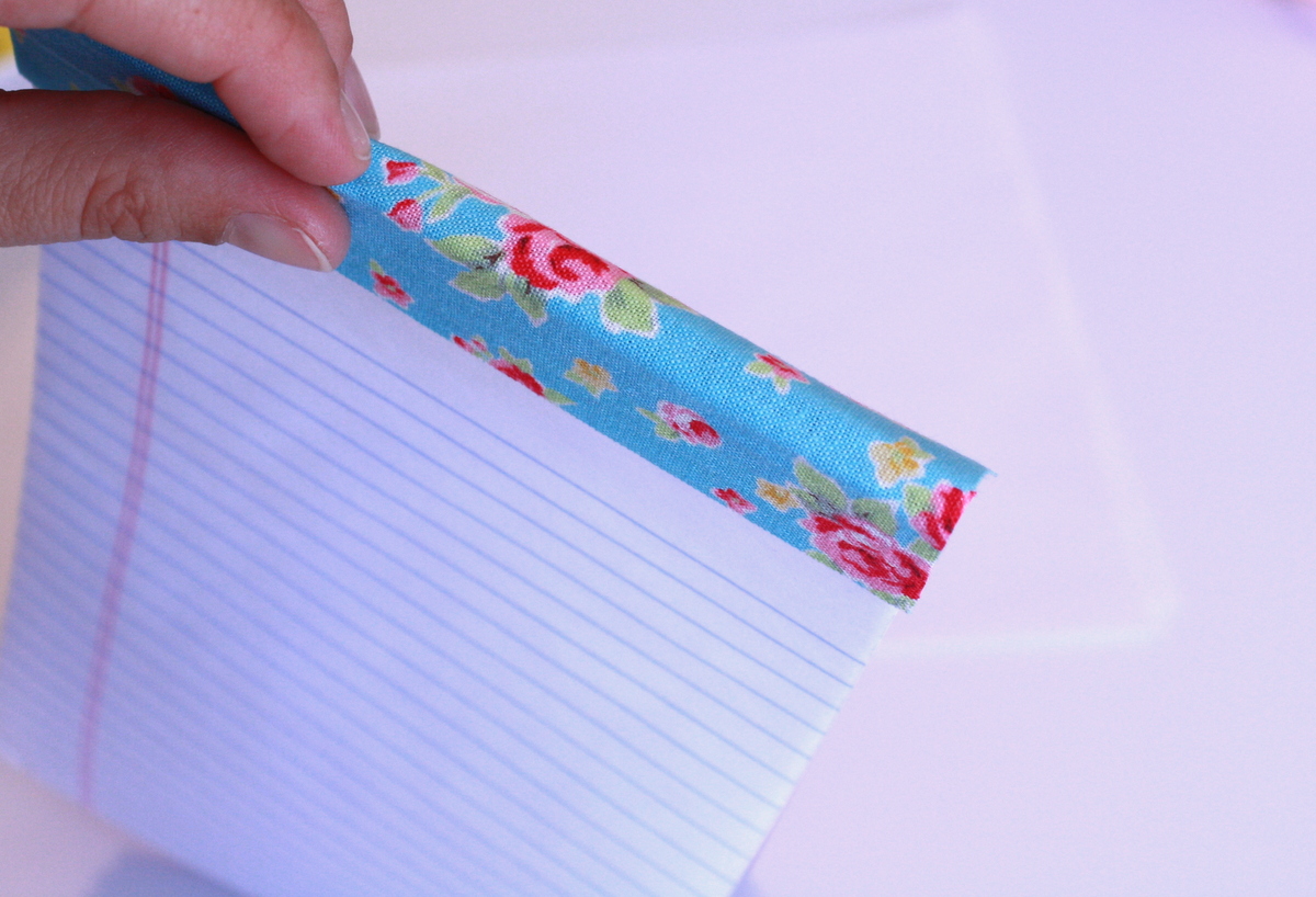 DIY Scrappy Fabric Notepad Tutorial - Sahnda Marie