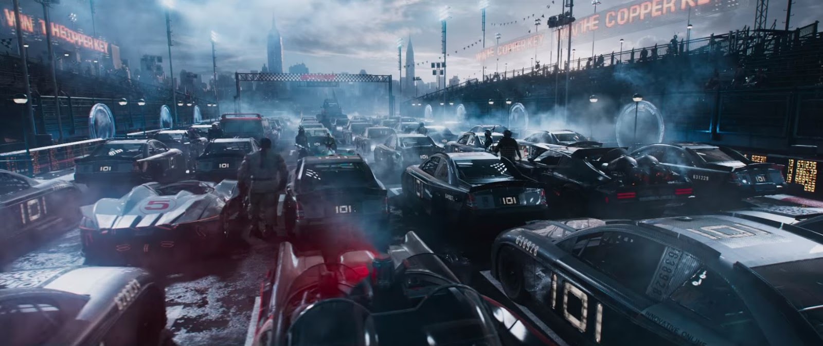 Just A Car Guy: new scene from Ready Player One car race ... with Mad ...