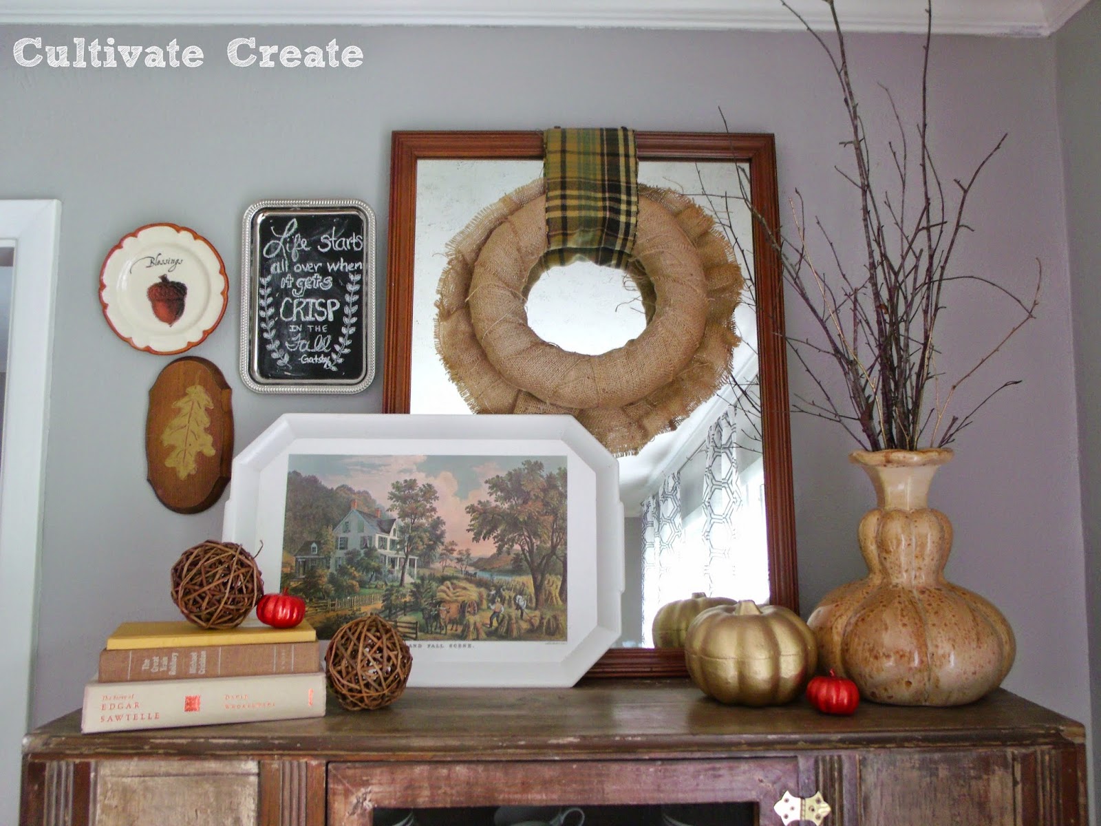 Cultivate Create: Creating a Fall Vignette