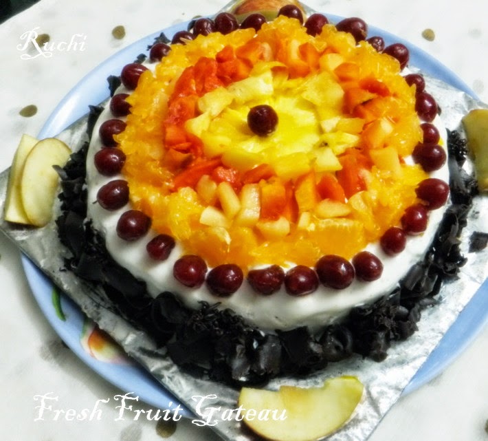 Ruchi: Fresh Fruit Gateau