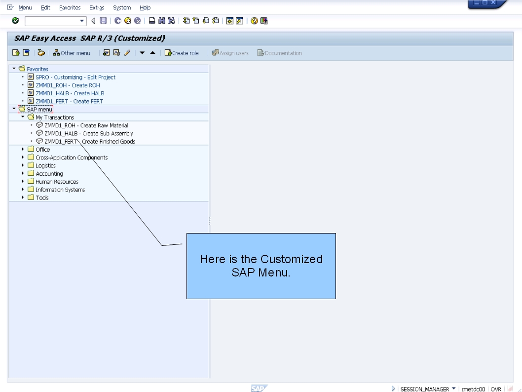 青蛙SAP分享 Froggy's SAP sharing: Tech05 Create Customized SAP Menu
