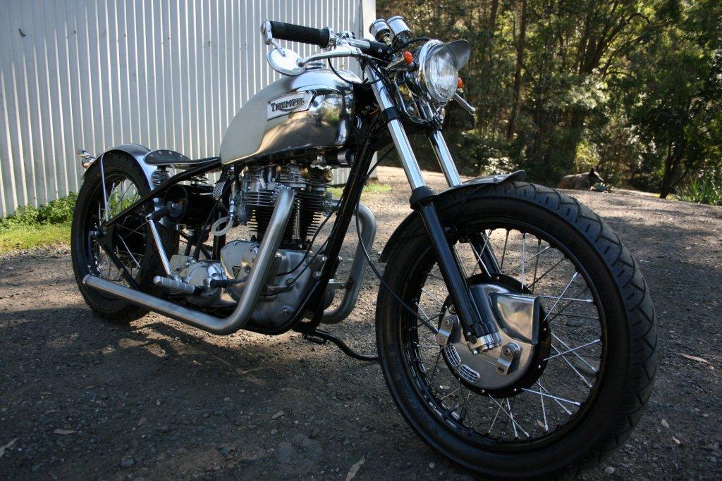 Lowbrow Customs Blog-O-Rama: Customer Bike Spotlight: Chris's Trump