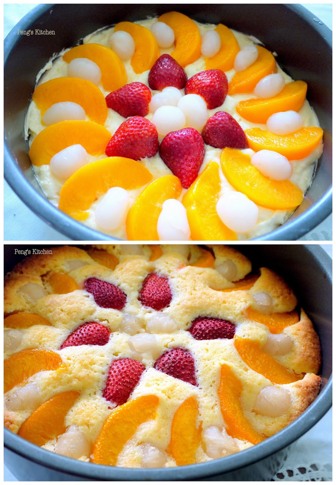 Peng's Kitchen: Revisited - Fruit Pastry Cake