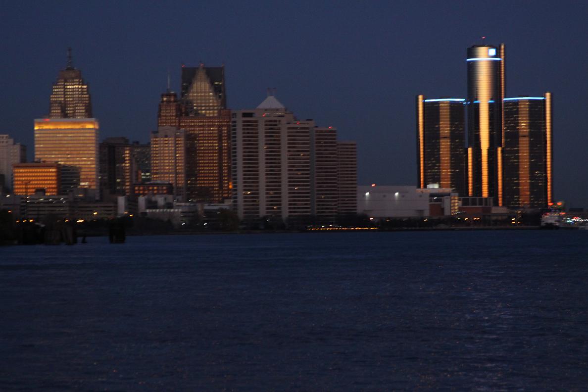 Michigan Exposures: The Detroit Skyline at Dusk....Again