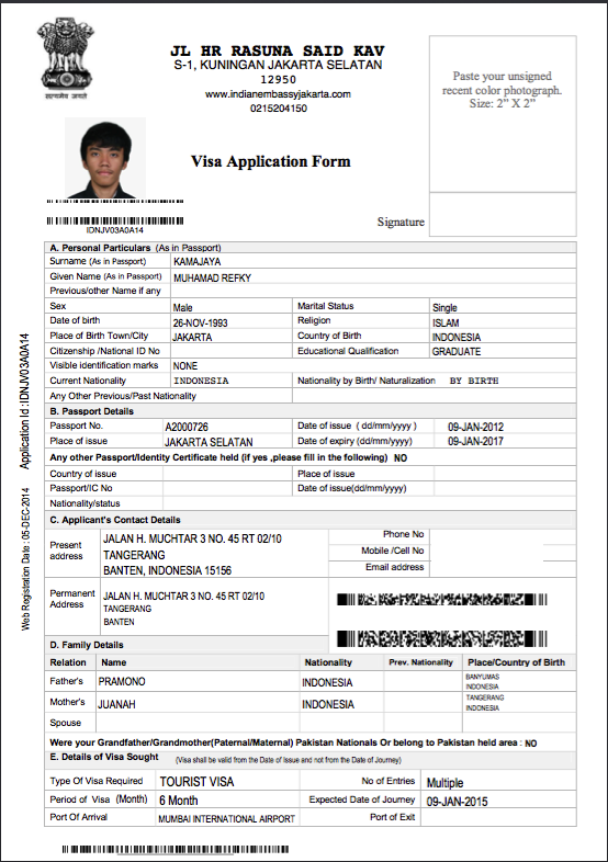Pengalaman Mengurus Visa India di Jakarta | The Story of My Life