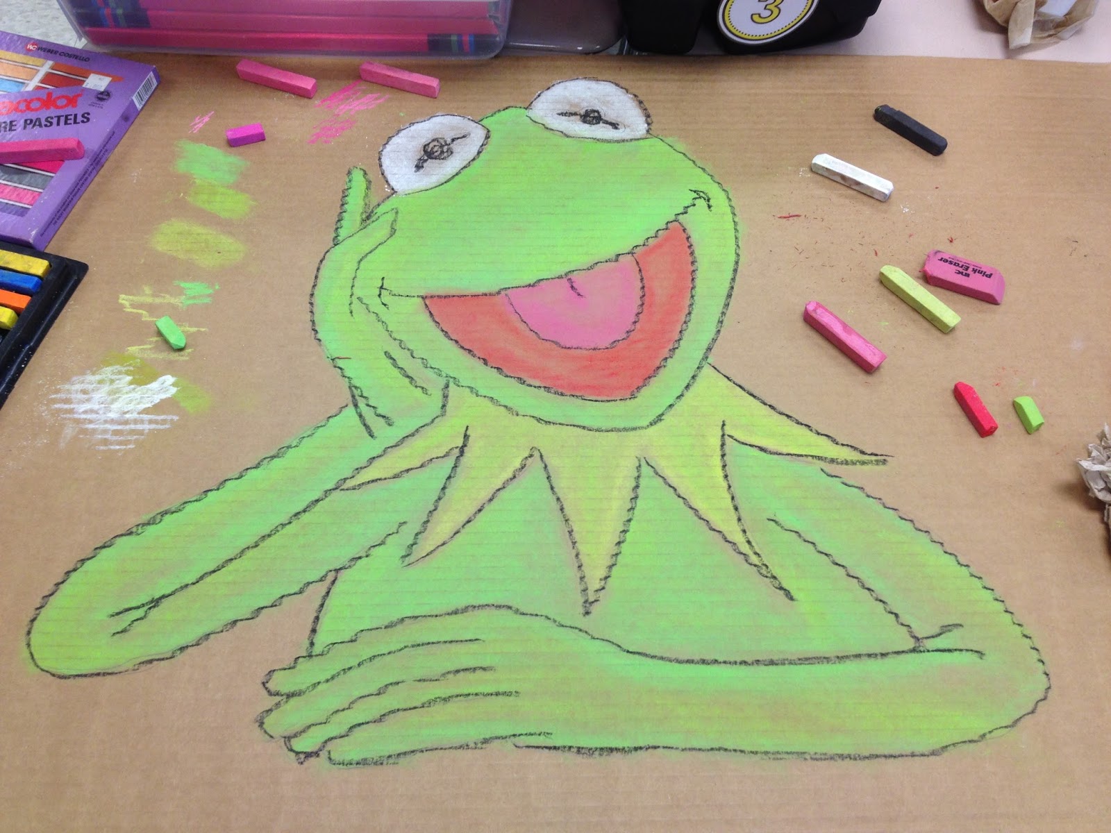 Hoots N' Hollers: Monday Made It--Kermit the Frog!