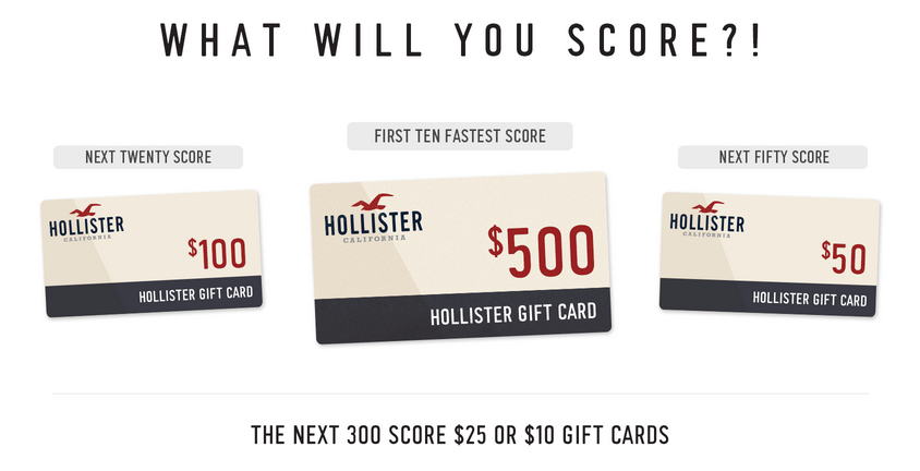 FreebiEasy: FREE-- Hollister Gift Card