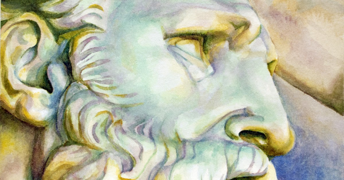 Margaret Horvat's a little daily painting: Roman Face