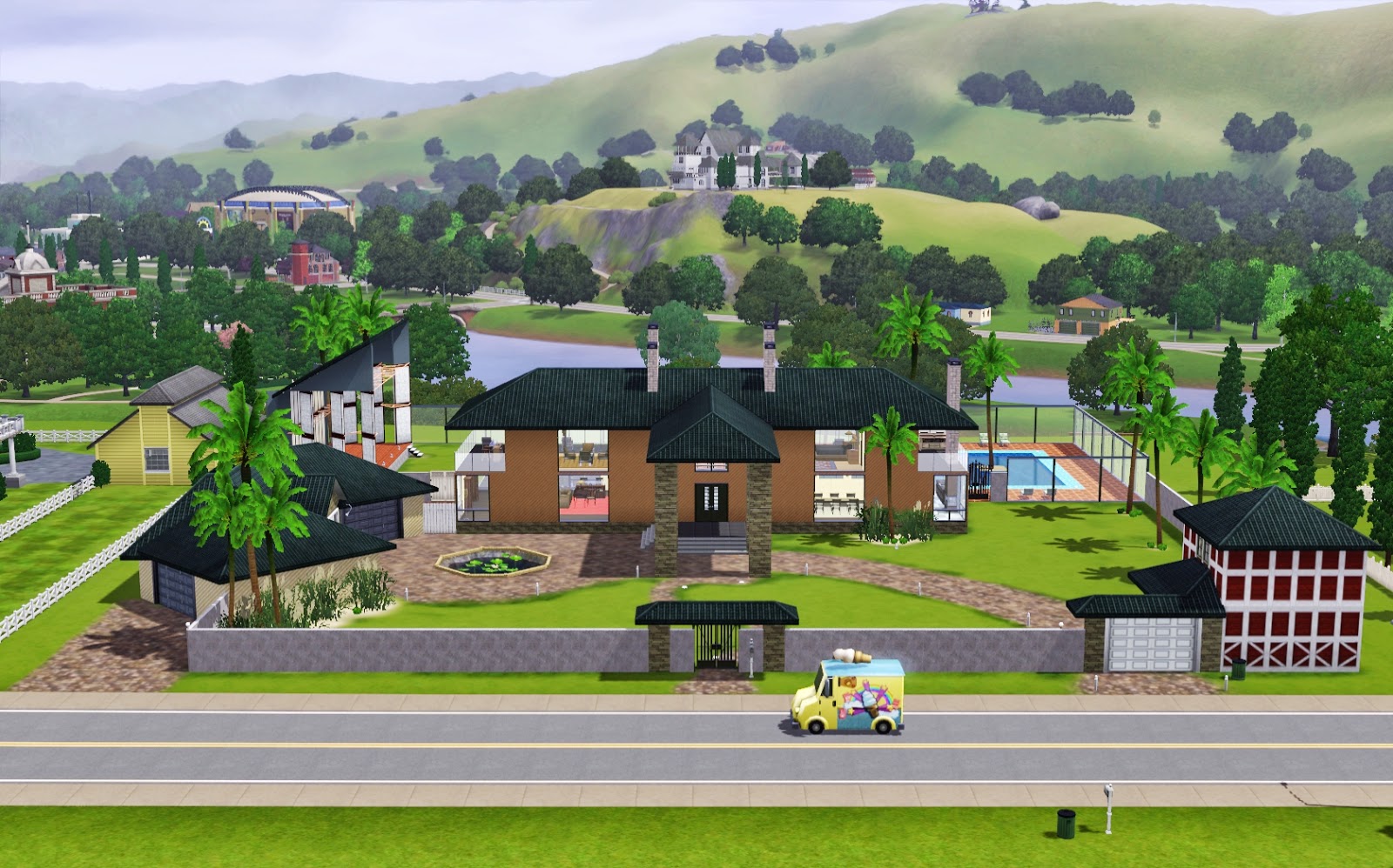 Summer's Little Sims 3 Garden: Riverview List of Houses
