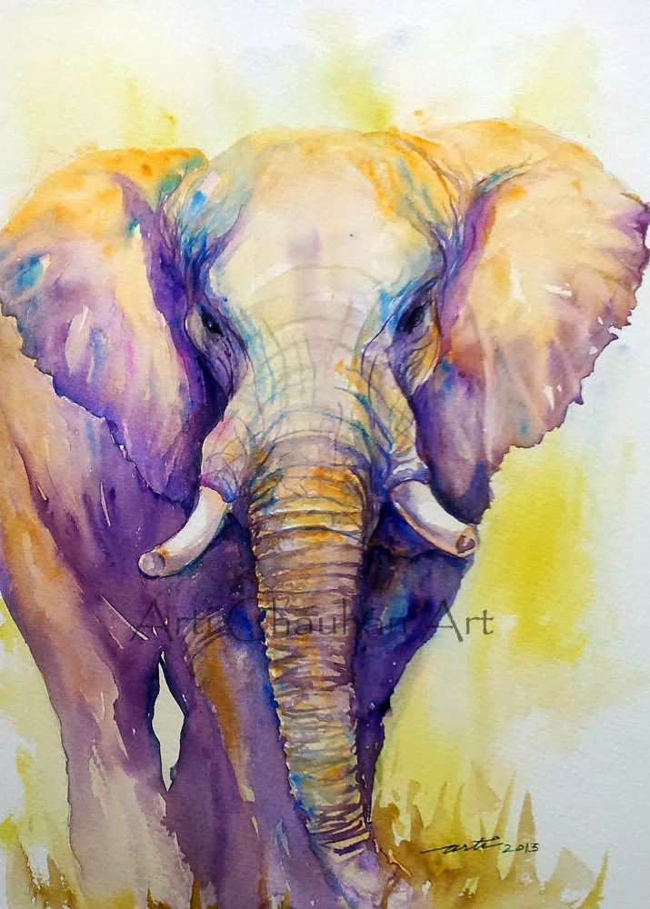 Arti's art -- Life as I see it: Elephant Paintings