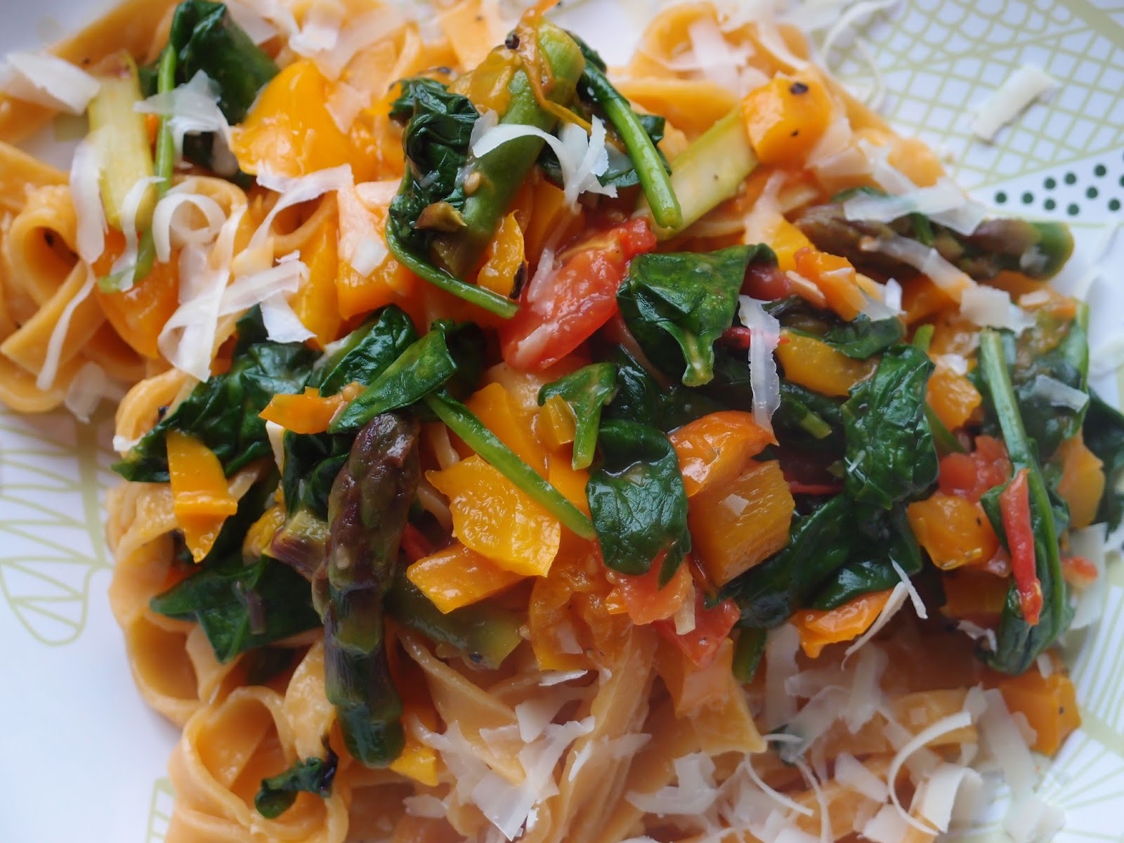 The VegHog: Mixed vegetable pasta