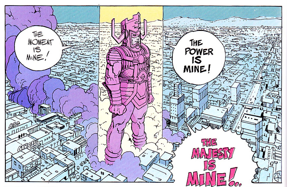 Silver Surfer : Parabole - Moebius / Stan Lee - Bulles et Onomatopées
