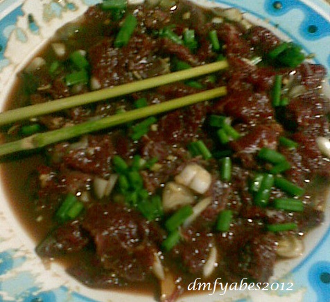 Bannagaw: Ata-ata/Kappukan/Kilawen a Pinapaitan (Raw Beef Tenderloin ...