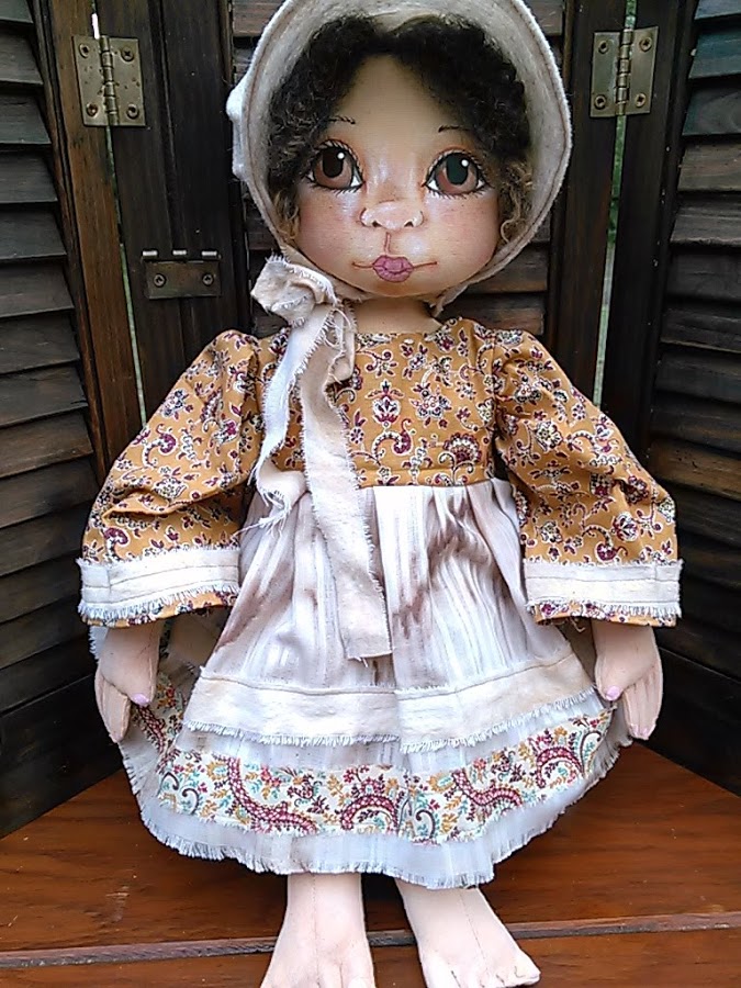 Painted Heart Designs: Primitive Folk Art Doll