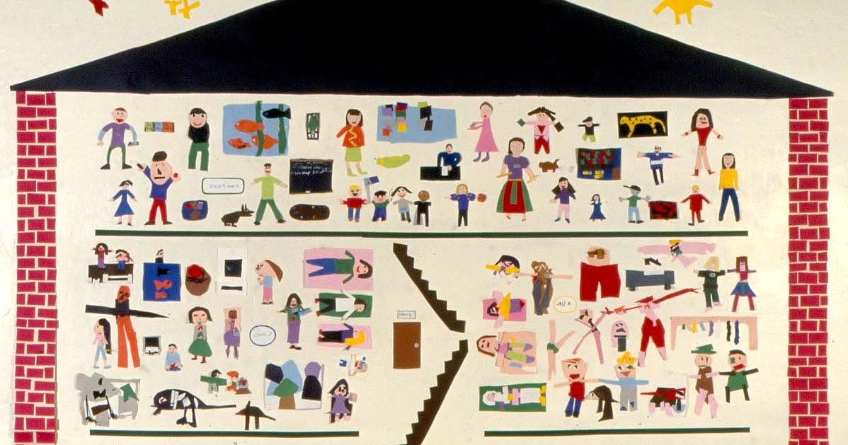 Art for Small Hands: Cut Paper - All-School Mural