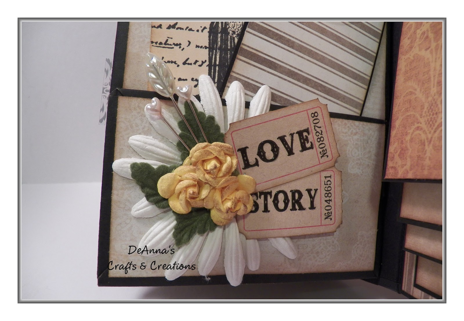 DeAnna's Crafts and Creations: Yellow Wedding Mini Album