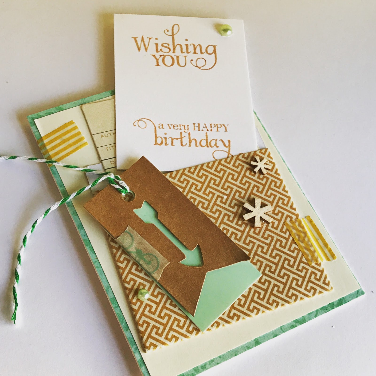 The Damsel of Distressed Cards: Happy Birthday Interactive Card