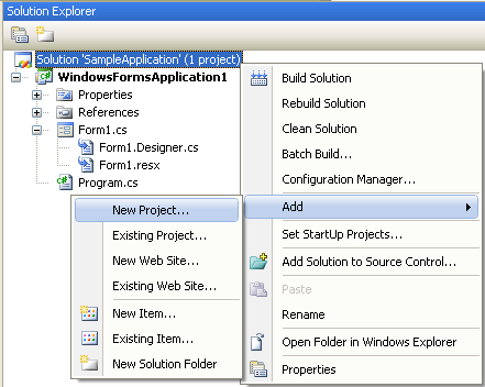 Create Setup And Deployment Project in Visual Studio 2008/2010
