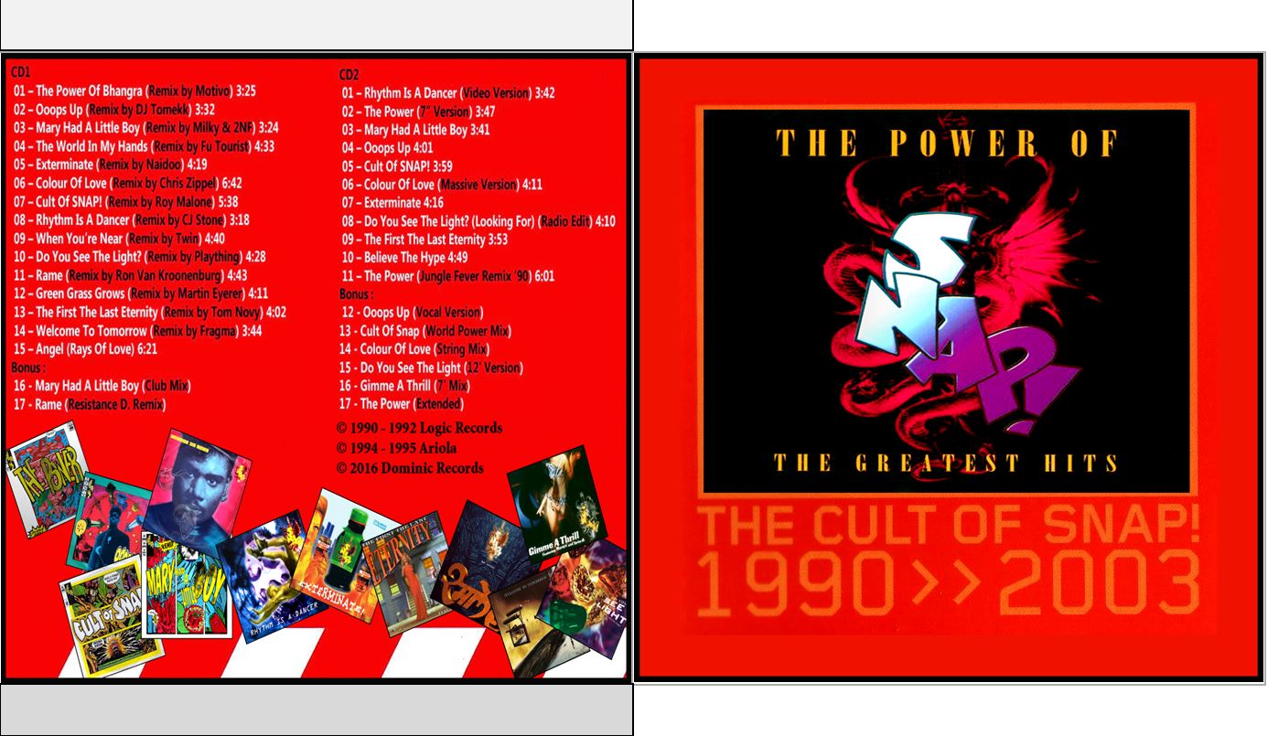MUSICOLLECTION: SNAP! - The Cult Of Snap 1990 - 2003 - 2003