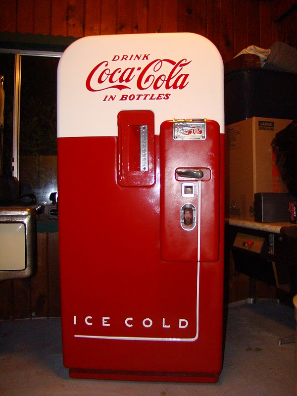 The World of JEK: 1950's Vendo 39 Coca-Cola Machine Lettered