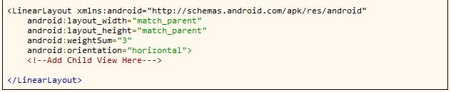 Linear Layout in Android ~ Computer Languages (clcoding)