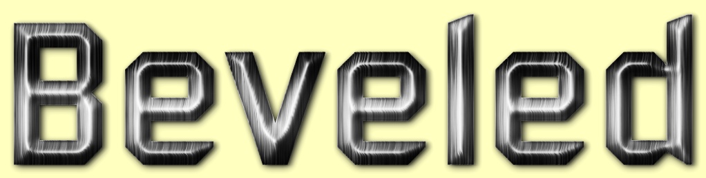 Text Effect Tutorials: New cool 3D bevel text effect styles