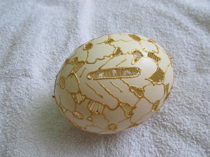 Appolinar: JAJO STRUSIA, PISANKA AŻUROWA RUCHELIE