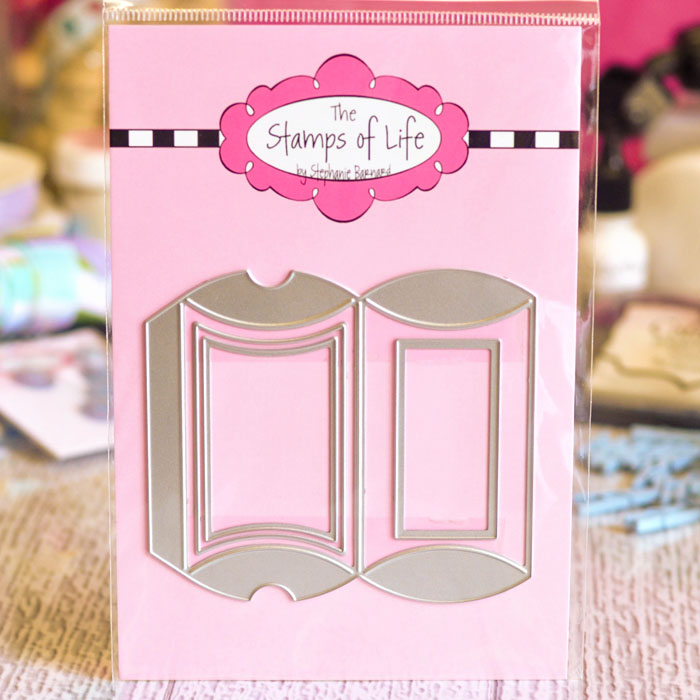 The Unpampered Stamper: Mini Pillow Box Die Set - The Stamps of Life