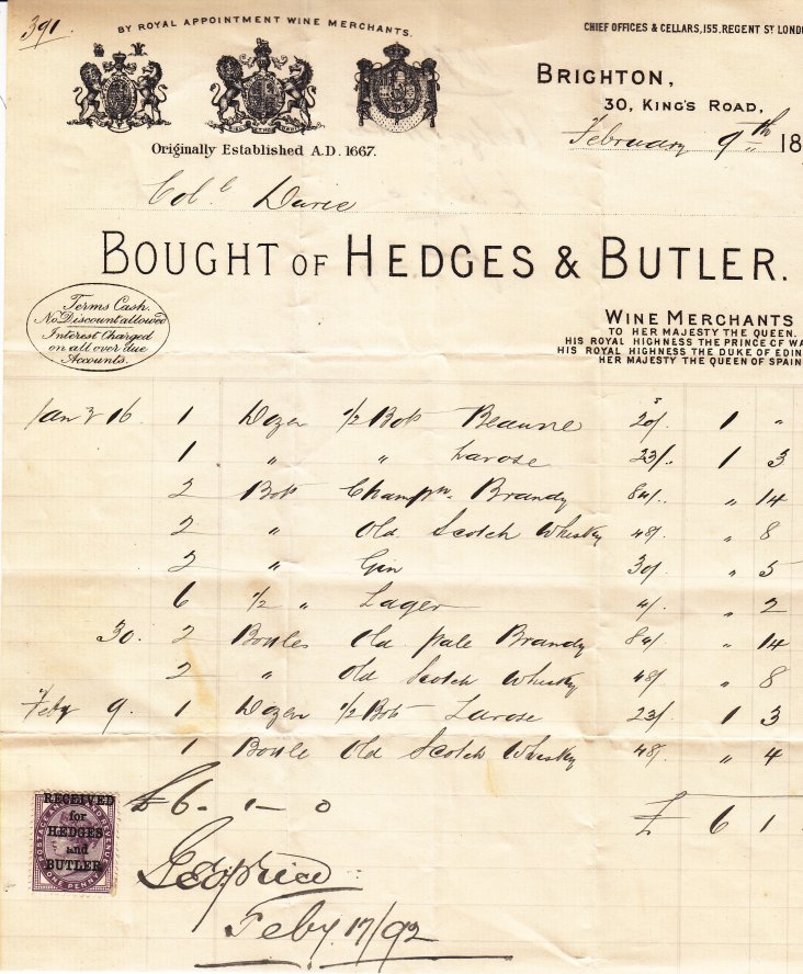 COSGB: Hedges & Butler