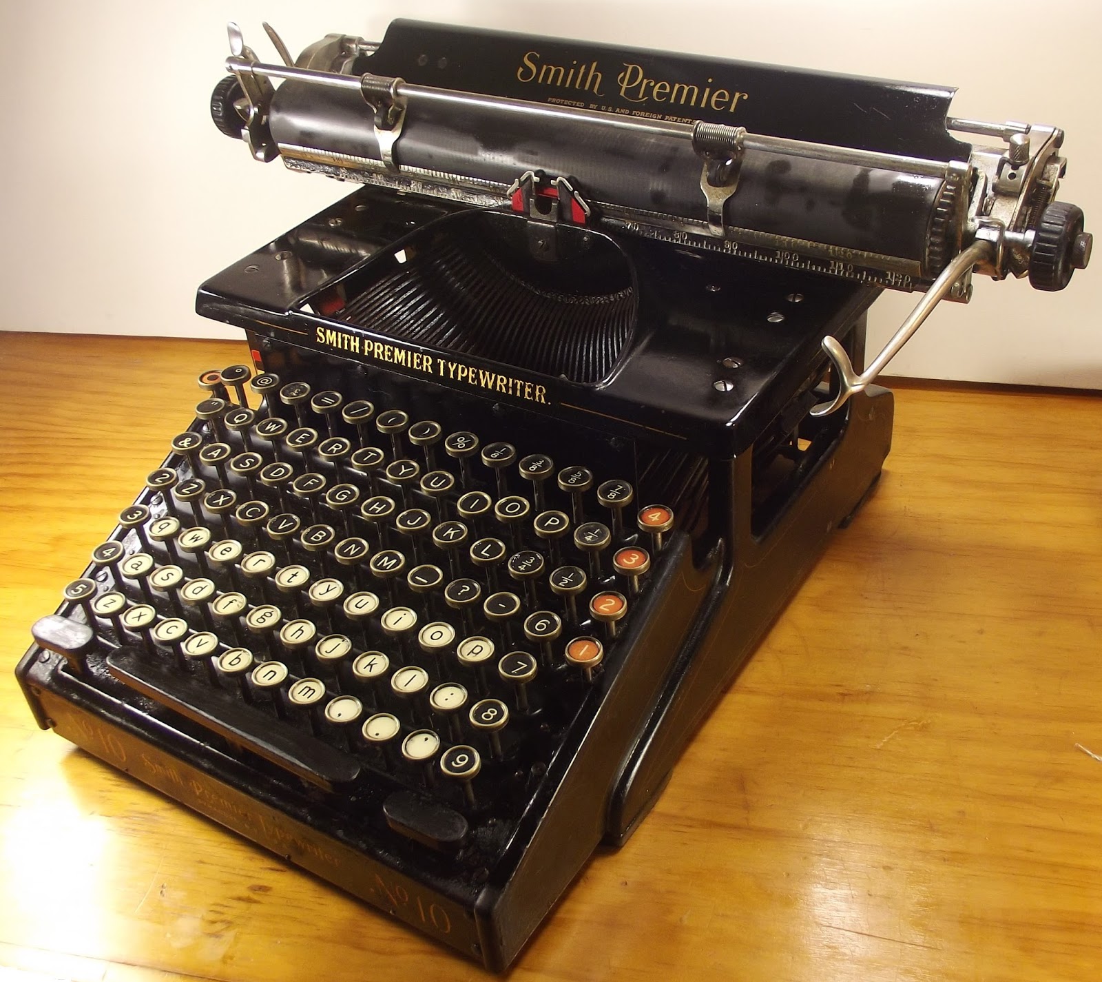 oz.Typewriter: The Smith Premier No 10 Typewriter: John Henry Barr ...