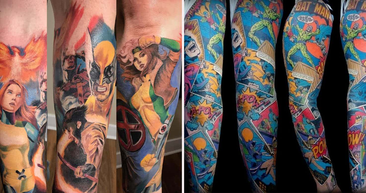 Gambit And Rogue Tattoo
