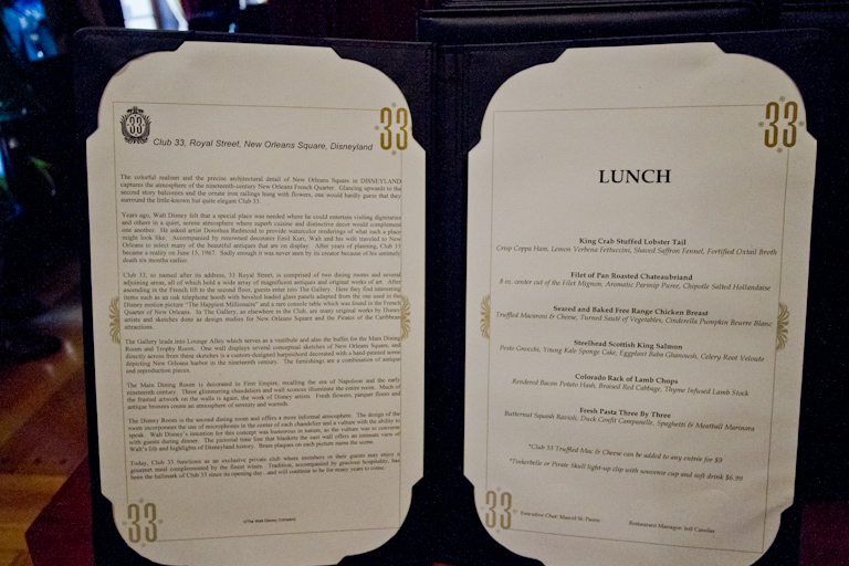 Tales of the Flowers: Our amazing Club 33 visit