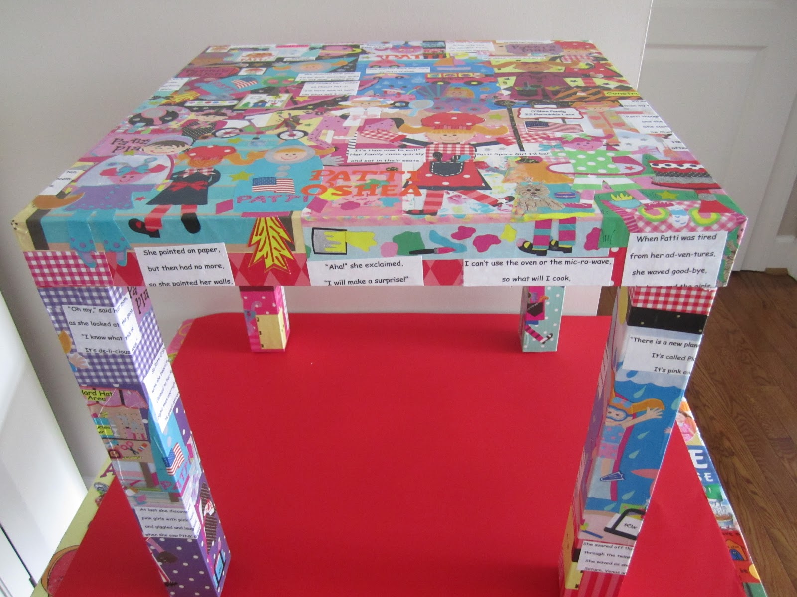 Andrea's Blog: Creative Tables for Classroom or Home