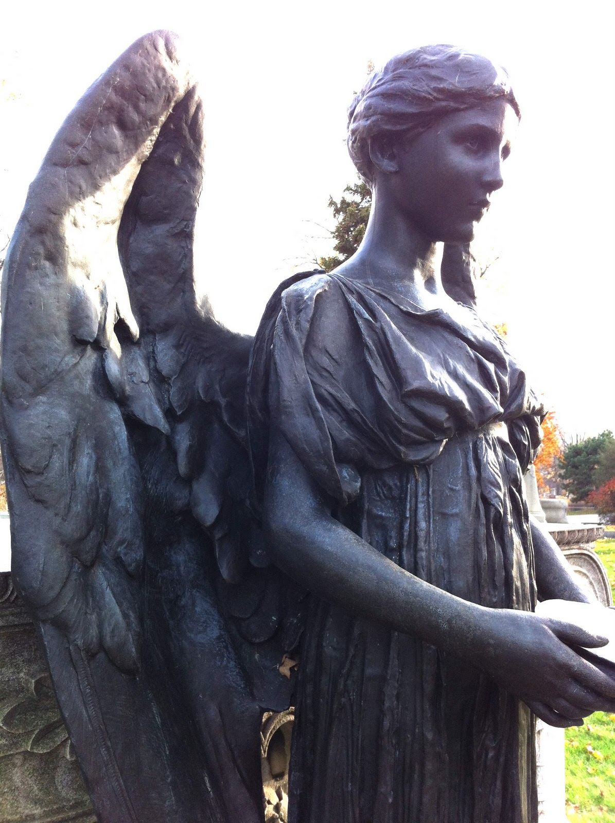 You Could Make That: ANGEL STATUES AT FOREST HOME CEMETERY