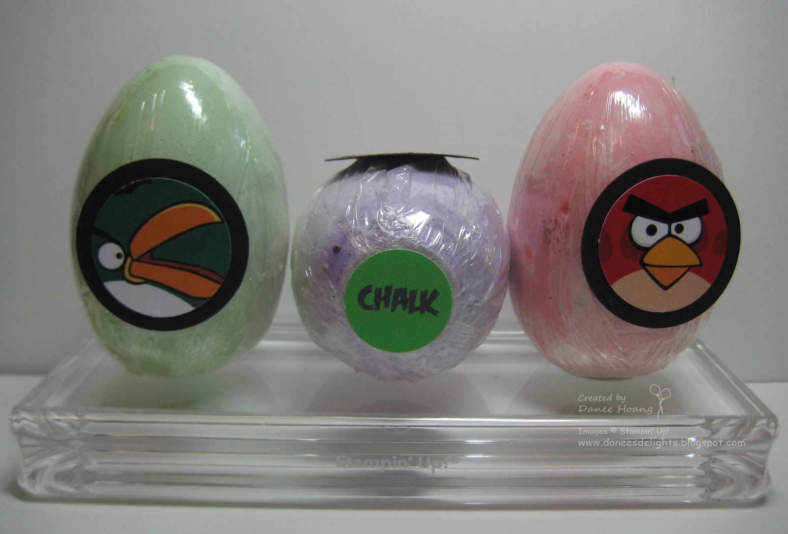 Danee's Stampin' Delights: MDS - Angry Birds Eggs