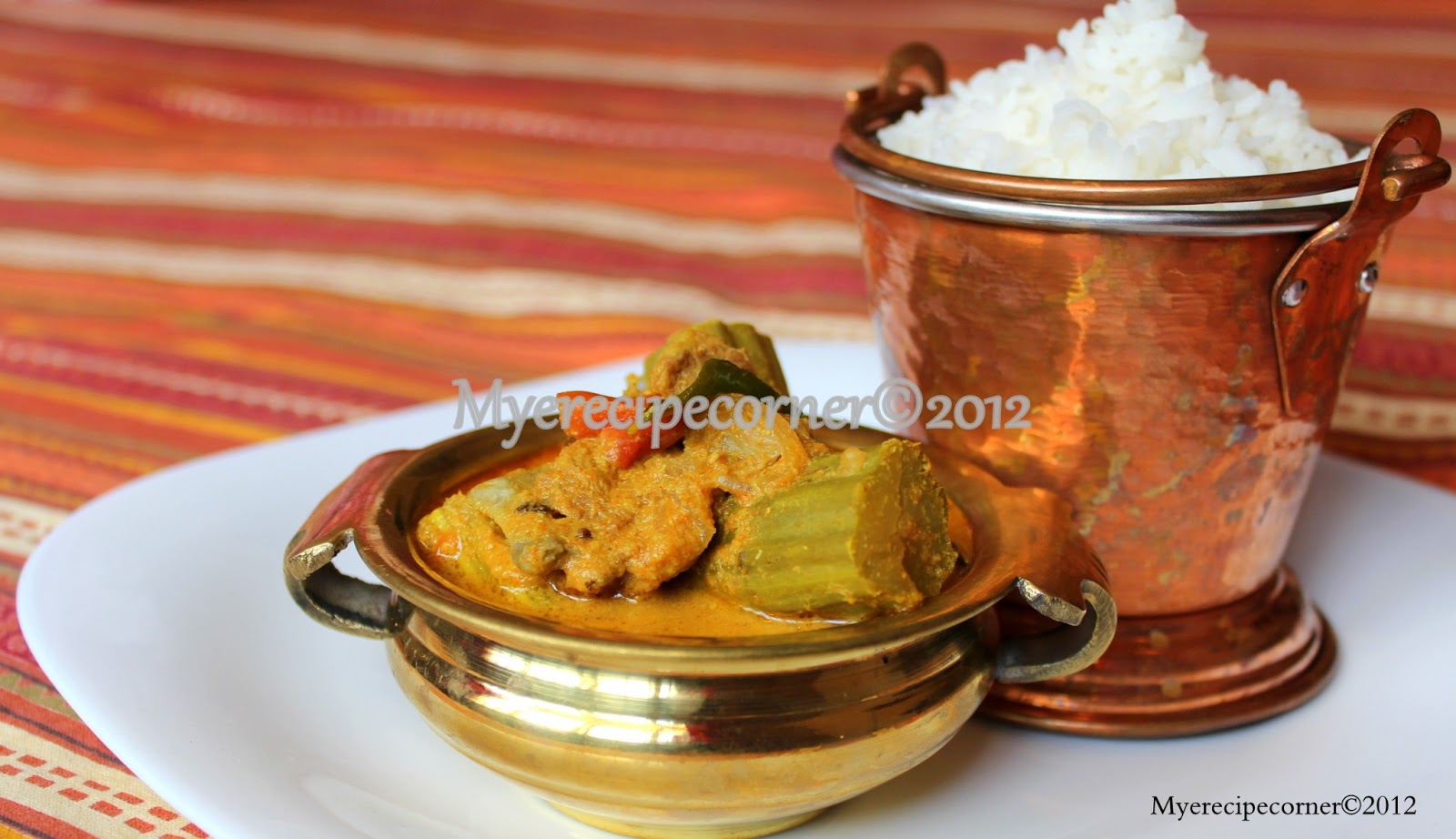 Mye's Kitchen: Mutton Drumstick Curry / Murungakkai Mutton Kuzhambu