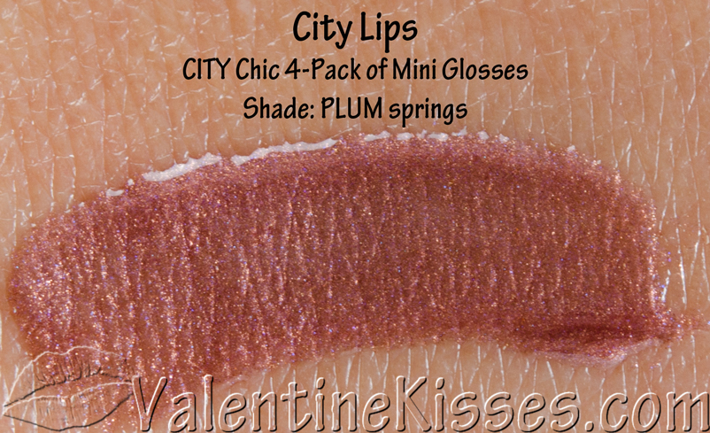 Valentine Kisses: City Lips CITY Chic 4-Pack of mini glosses - pics ...
