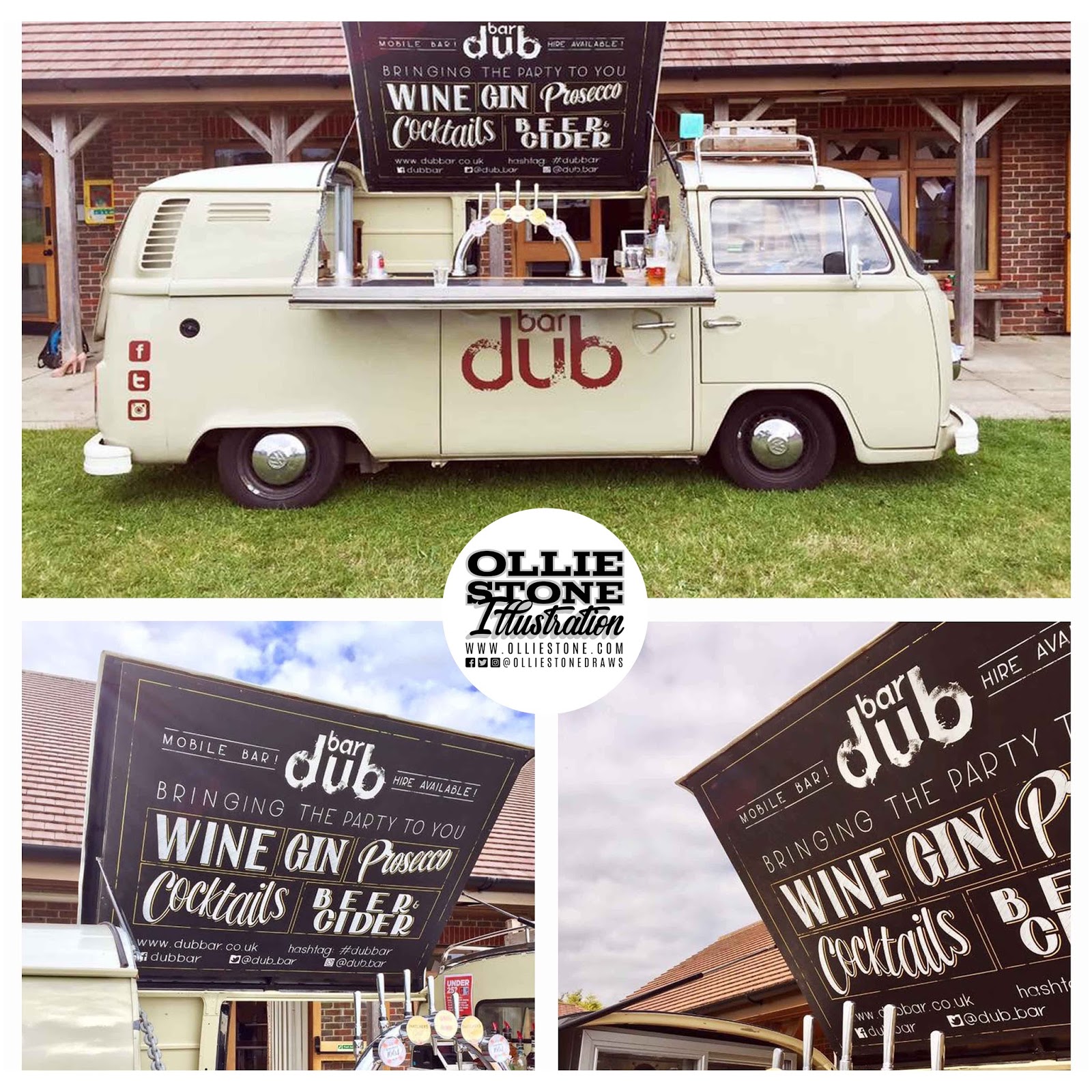 Pub Blackboards by Ollie Stone