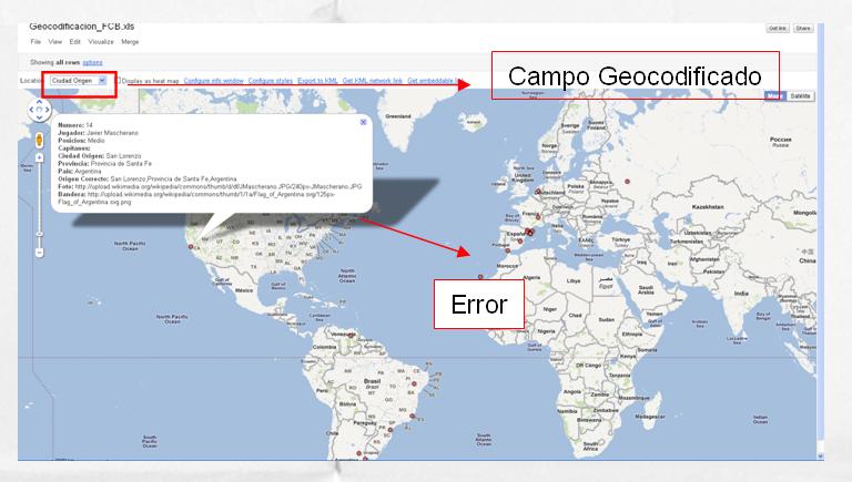 Geotics: Tutorial de Geocodificación de puntos de una tabla de excel en ...